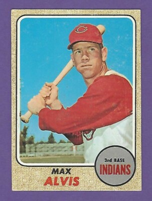 1968 Topps - #340 Max Alvis - Cleveland Indians - Ex+ CENTERED | eBay