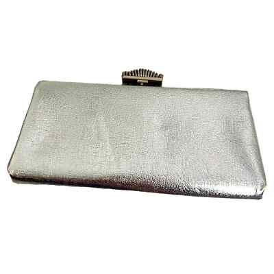 1980s Silver Wire Clasp Clutch | eBay