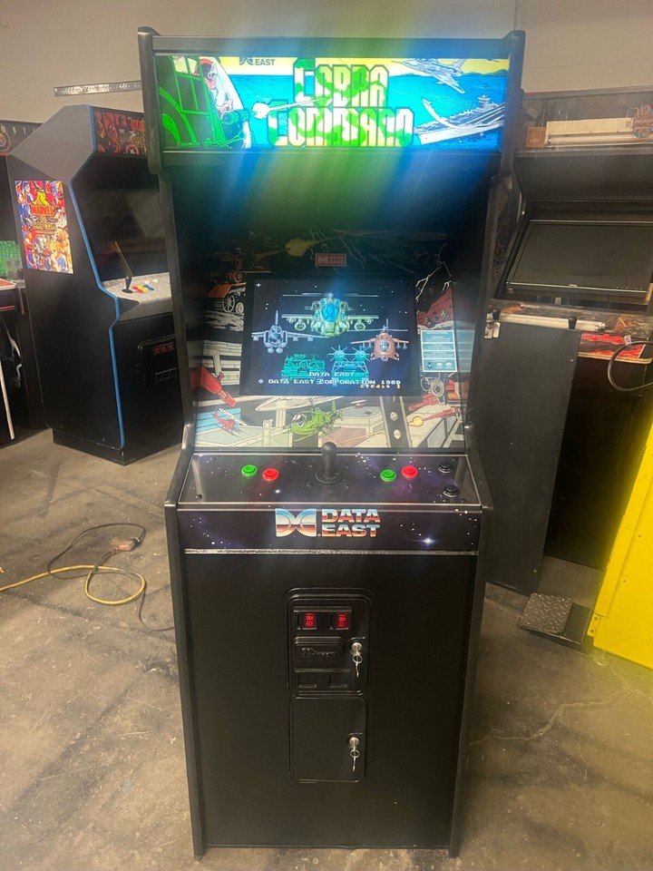 COBRA COMMAND ARCADE MACHINE 1988 Data East (Excellent Condition) *RARE ...