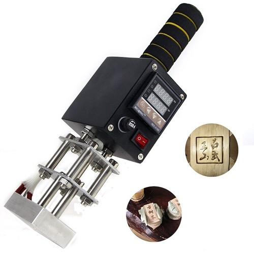 Wood Leather Paper Logo Bronzing Machine Hot Pressing Branding Iron ...