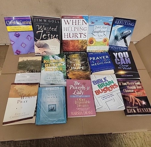 Lot Of 20 Random Christian/Jesus Books, Great condition, Cheap Shipping ...