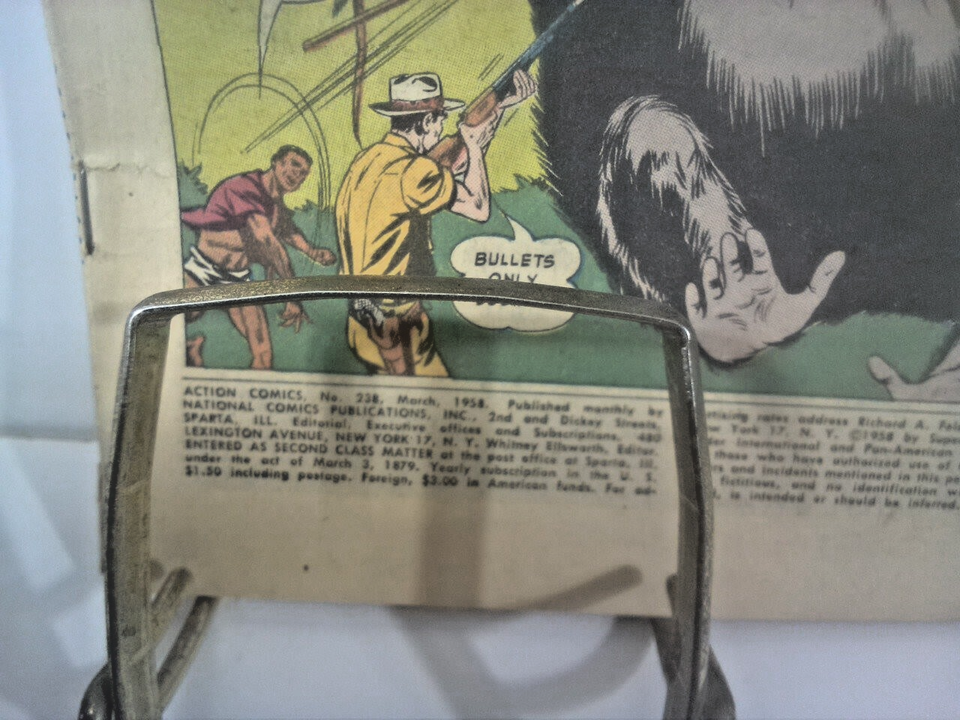 Action Comics #238 March 1958 DC Comics Superman Tommy Tomorrow Congo ...