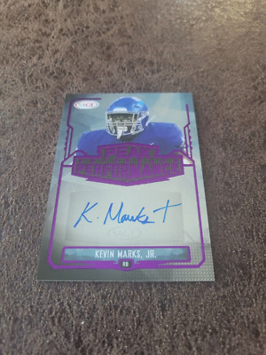 2022 SAGE Low Series Peak Performance Auto Purple Kevin Marks JR #PKA ...