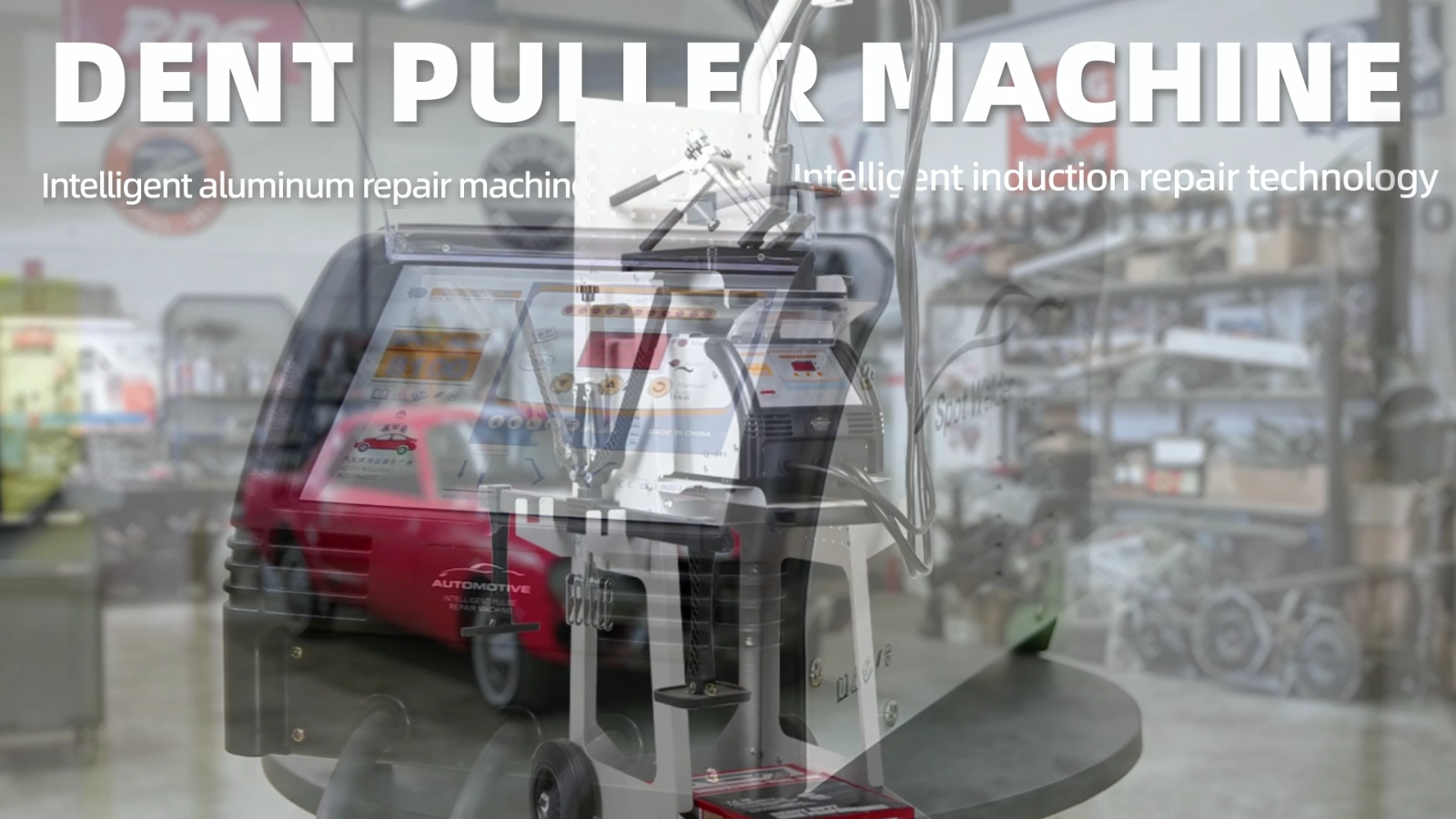 F8100 110V 2KW ALUMINUM PANEL SPOT WELDER PULLER VEHICLE DENT SPOTTER ...