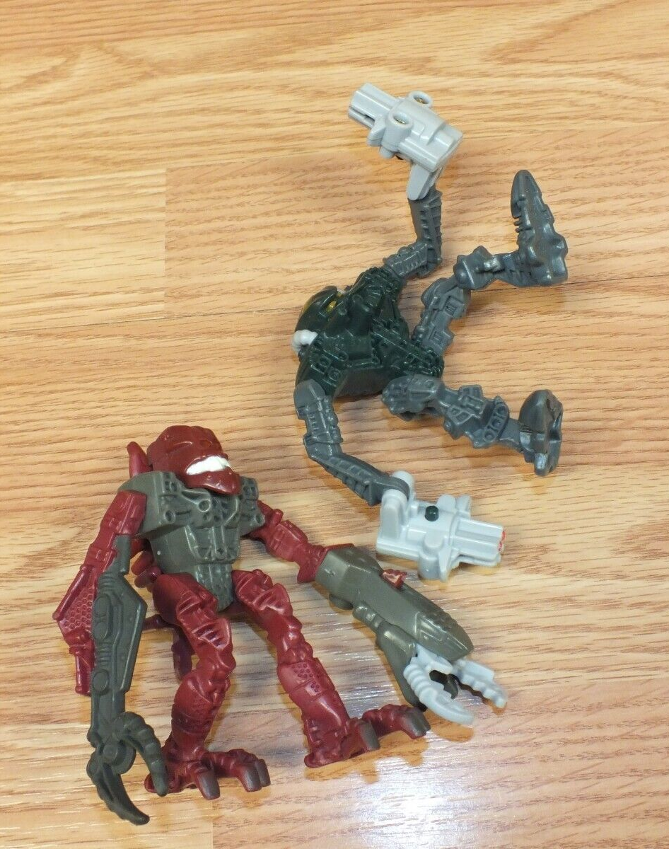 Lot of 2 Lego Bionicles Toa Kongu & Piraka Hakann Collectible McDonald ...