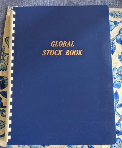 Global Stock Book 12 Rows 18 Manila Pgs 11x8 | eBay
