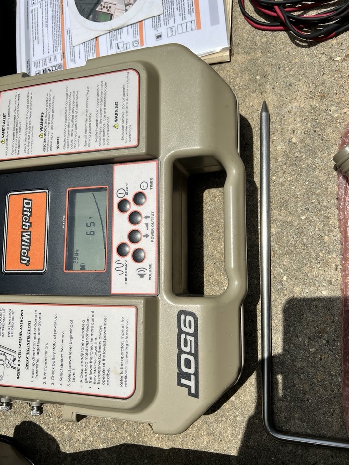 Ditch Witch Subsite 950R 950T cable pipe utility locator Utiliguard ...