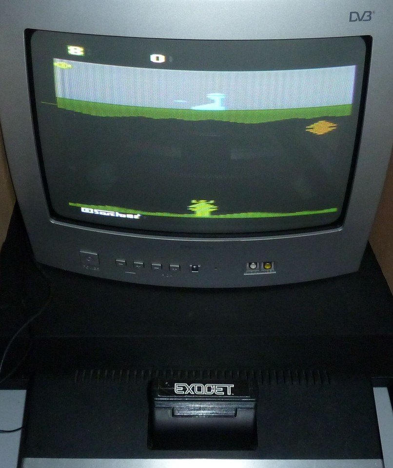 4 Sancho Atari 2600 Games - Seahawk - Exocet - Skindiver - Dice Puzzle ...