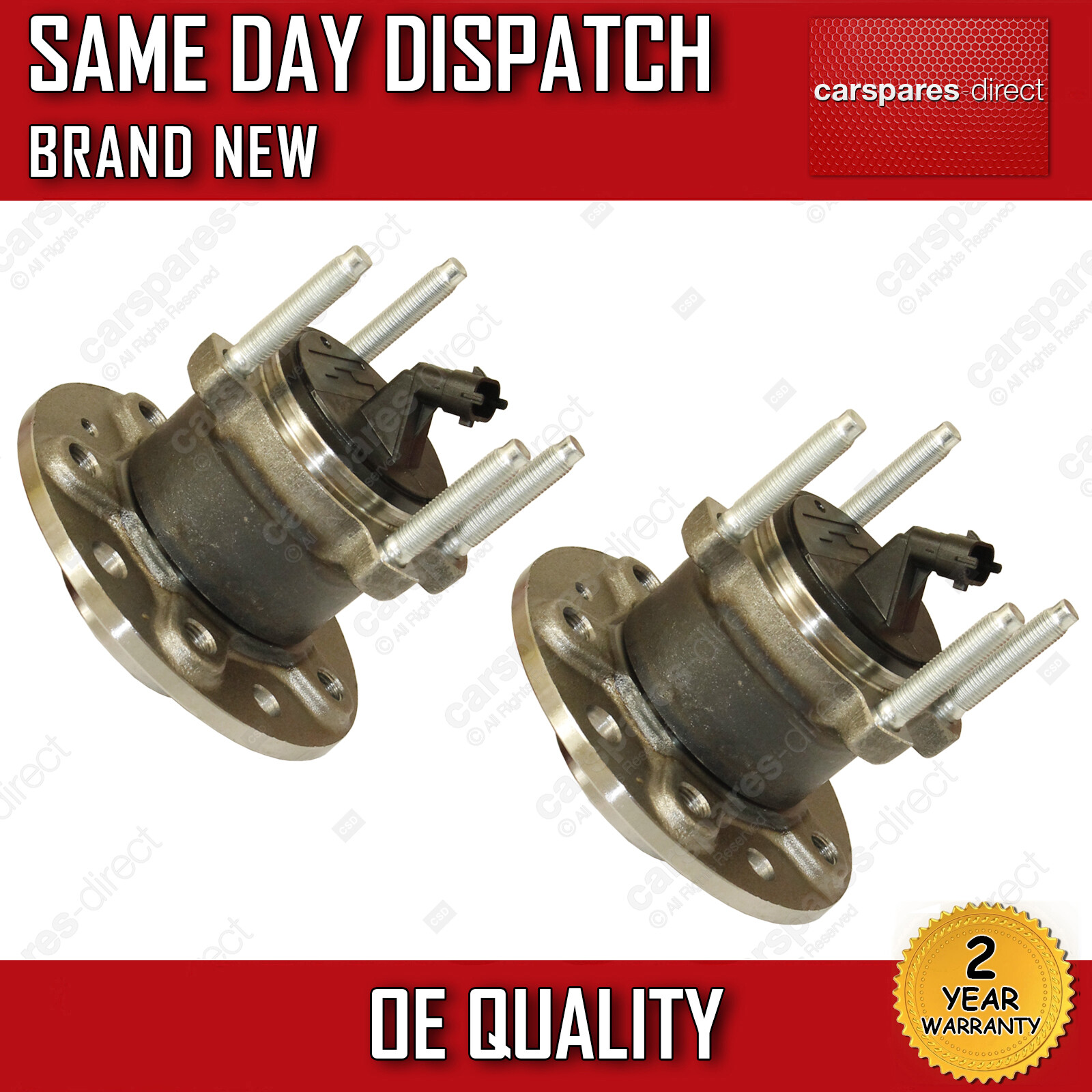 VAUXHALL VECTRA C 2002-ON REAR WHEEL HUB & BEARINGS KIT PAIR X2 | eBay UK