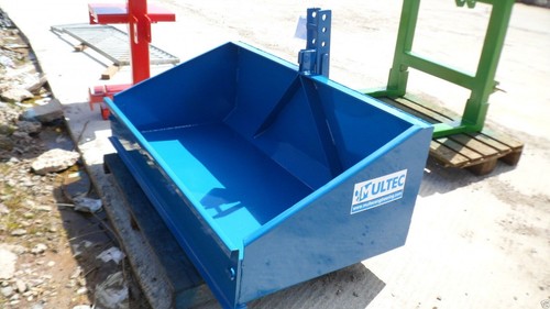 6ft Manual Tipping Transport Box (Tractor Linkbox three point linkage ...