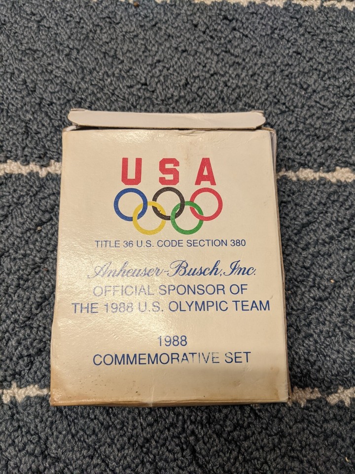 1988 Anheuser Busch USA OLYMPIC Commemorative Pin Set | eBay
