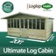 20x10 ULTIMATE LOG CABIN SUMMER HOUSE WOODEN SHED TOP QUALITY GRADED ...