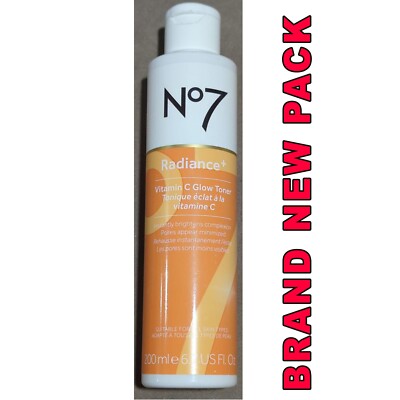 No7 Radiance+ Vitamin C Glow Toner - 6.7 fl oz NEW | eBay