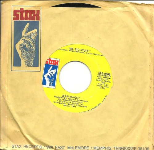 Jean Knight-Mr. Big Stuff/Why I Keep-45 RPM-7"-single-soul-vinyl-Stax ...