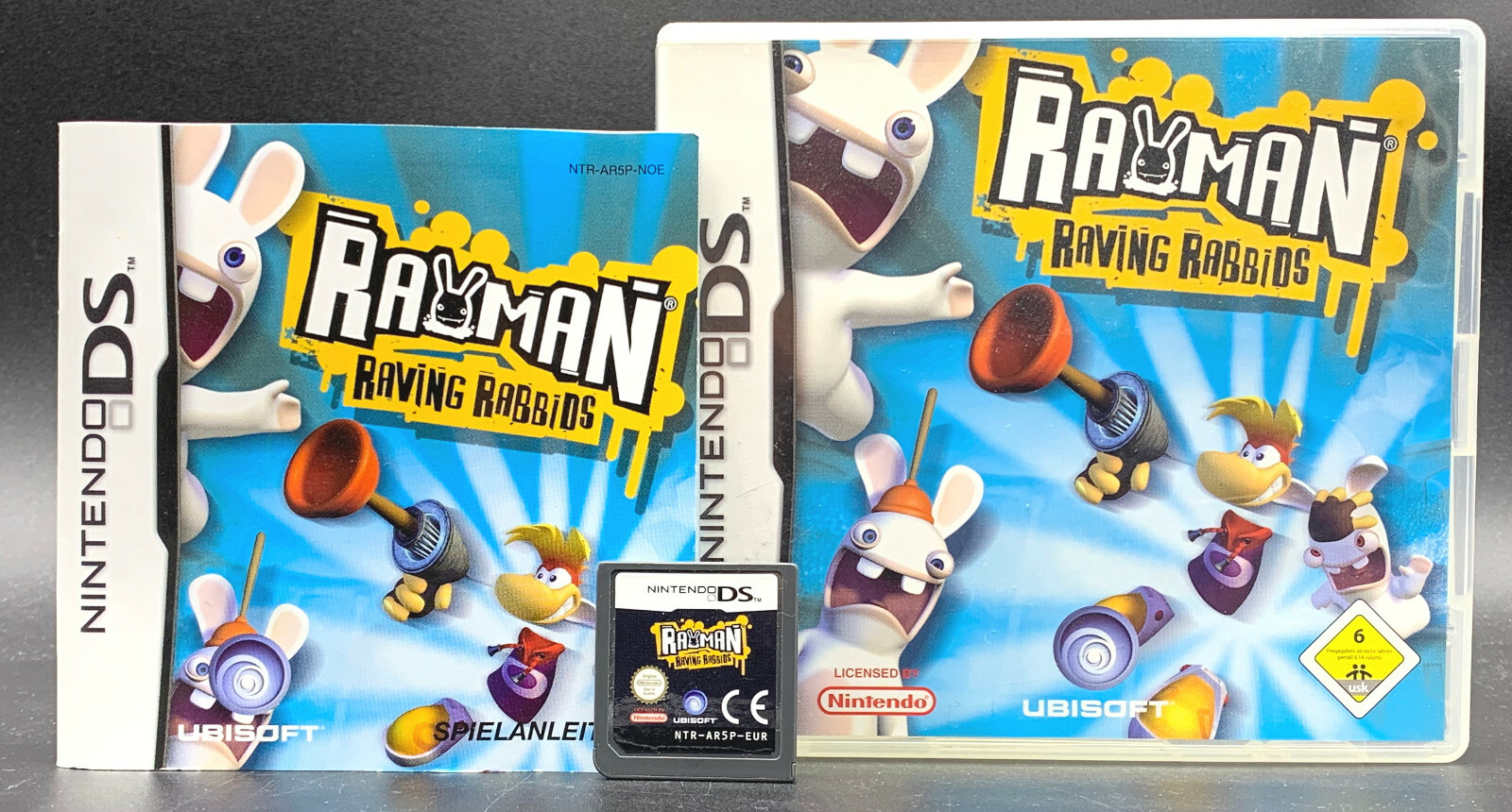 Game: RAYMAN RAVING RABBIDS for Nintendo DS + Lite + Dsi + XL + 3DS ...