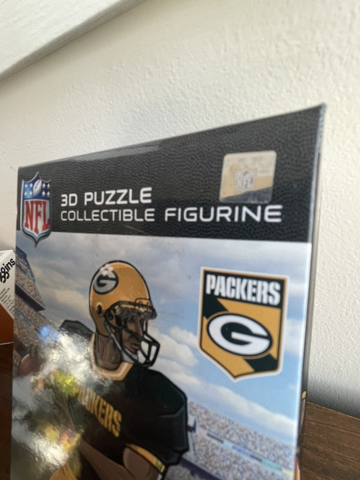 Green Bay Packers 3D Puzzle Figurine- Collectible -25 Piece W/stand ...