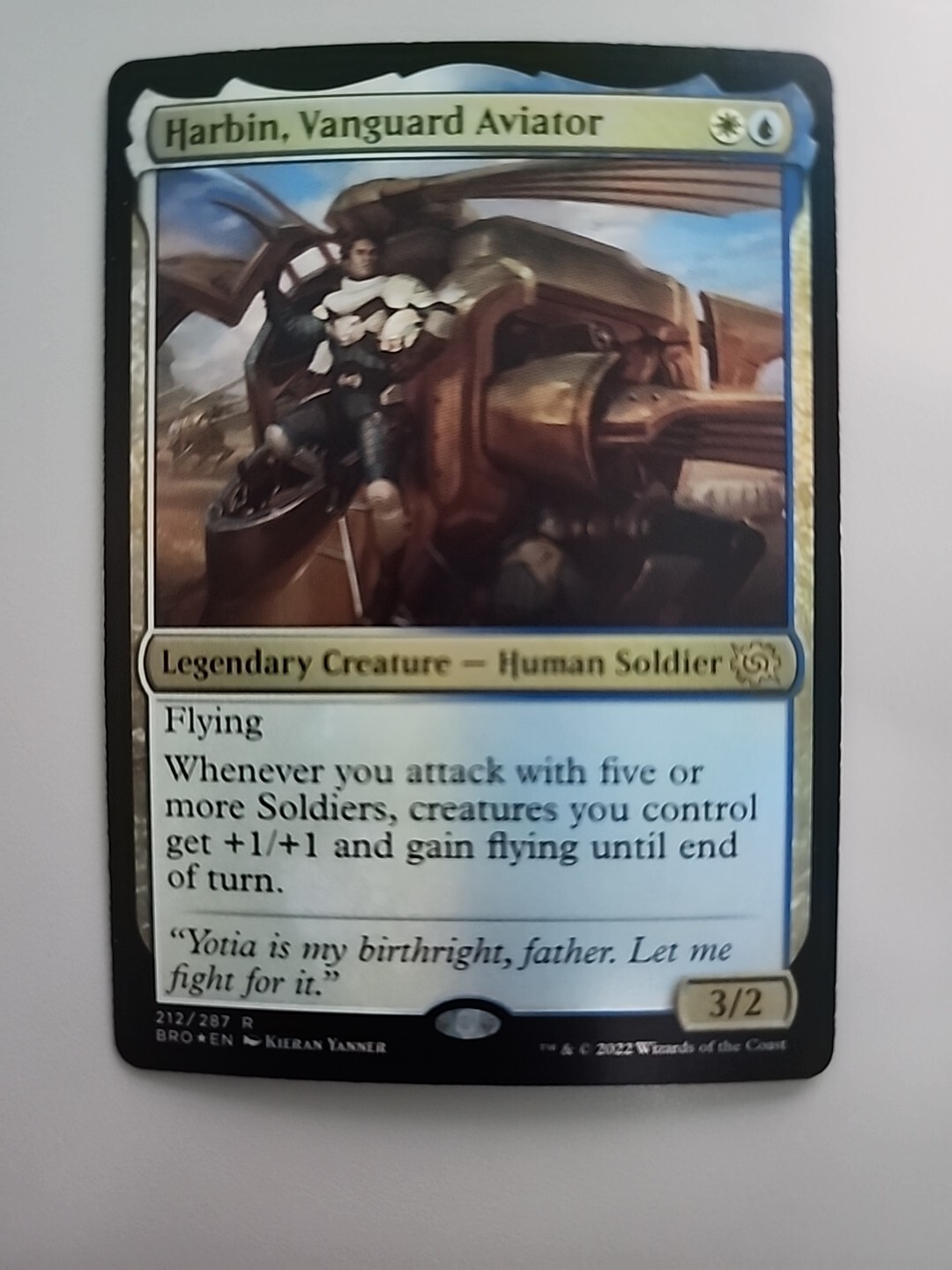 MTG Harbin, Vanguard Aviator The Brothers' War 212/287 Foil Rare | eBay