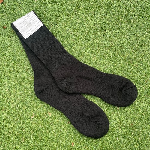 British Army Surplus Men's Latest General Issue Black Socks Polyester ...