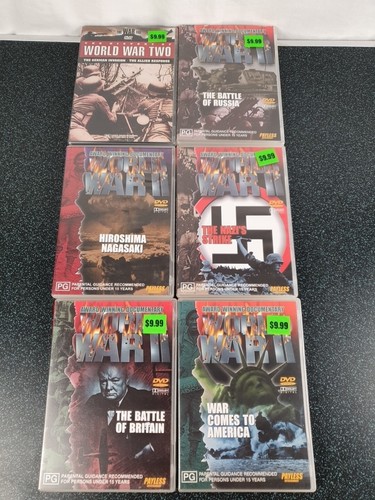 World War 2 Dvd Bundle X6 Dvds Free Post Region 4 Pal | eBay Australia
