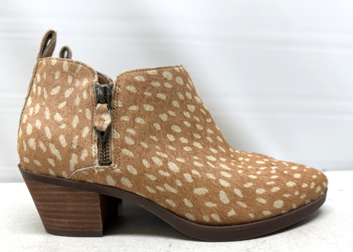 VIONIC Cecily Tan Calf Hair Ankle Boots Shoes Women's Size 7 | eBay