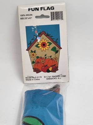 Fun Flag Bird House Sunflower Pumpkin Nylon Flag 28" x 40" C & F ...