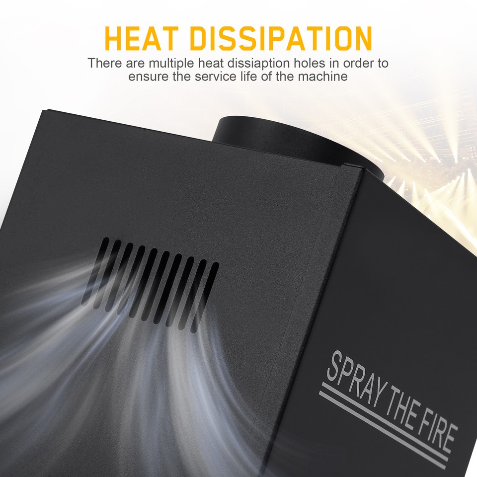 200W Fire Thrower Stage Flame Effect Machine DMX Party DJ Show Flame ...