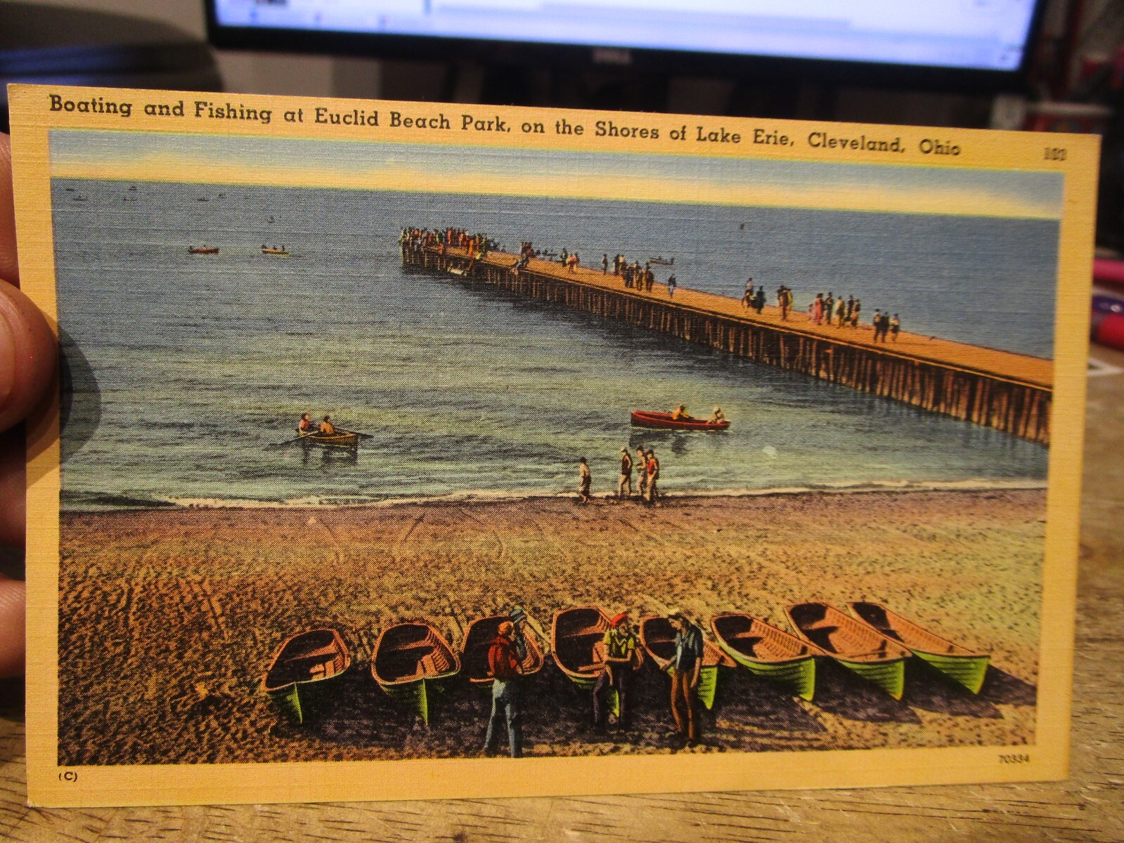 A3 Vintage Old OHIO Postcard CLEVELAND Euclid Beach Amusement Park ...