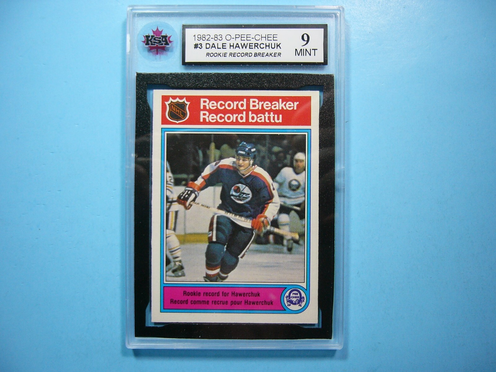 1982/83 O-PEE-CHEE NHL HOCKEY CARD #3 DALE HAWERCHUK ROOKIE RB KSA 9 ...