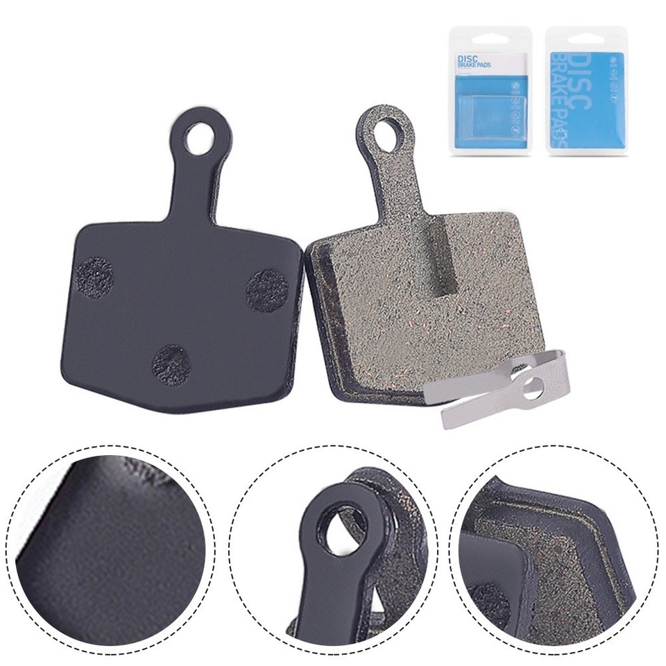 Disc Brake Pads 1pair Black Brake Pads Disc Fittings Metal+Resin 4mm ...