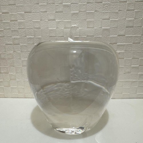 Steuben Glass Crystal Apple | eBay