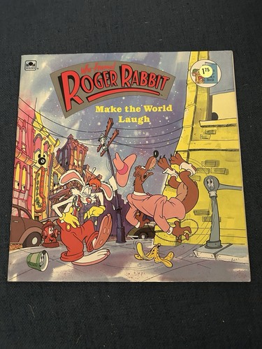 Who Framed Roger Rabbit Make the World Laugh Paperback Book 1988 ...