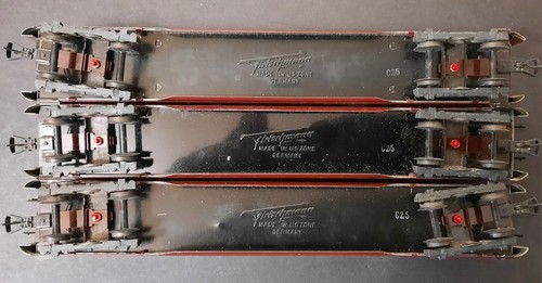 Fleischmann 4-6-2 German HO Scale PRR Passenger Cars Set: Used RUNS ...