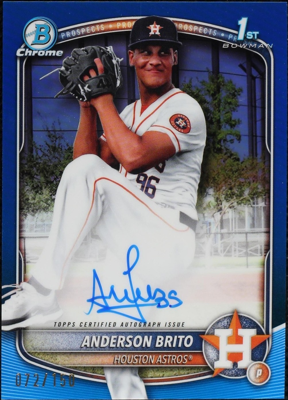 2025 Bowman Chrome - Prospect Autographs Anderson Brito #CPA-ABR Blue ...