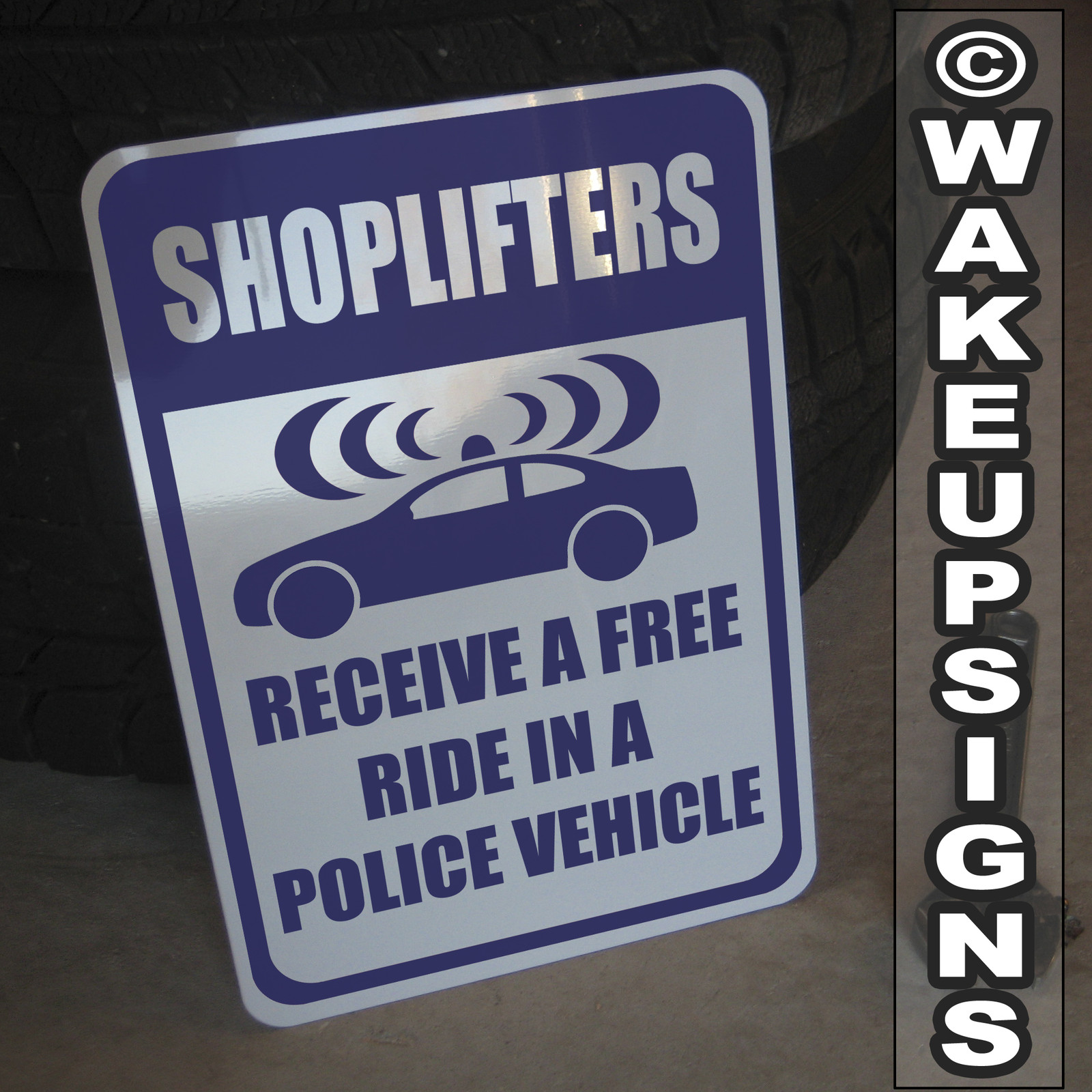 NO SHOPLIFTING SIGN 10 BY 14 ALUMINUM SHOPLIFTERS PROSECUTED VIDEO ...