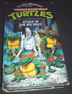 Teenage Mutant Ninja Turtles - Attack of the Big Macc (VHS, 1991 ...