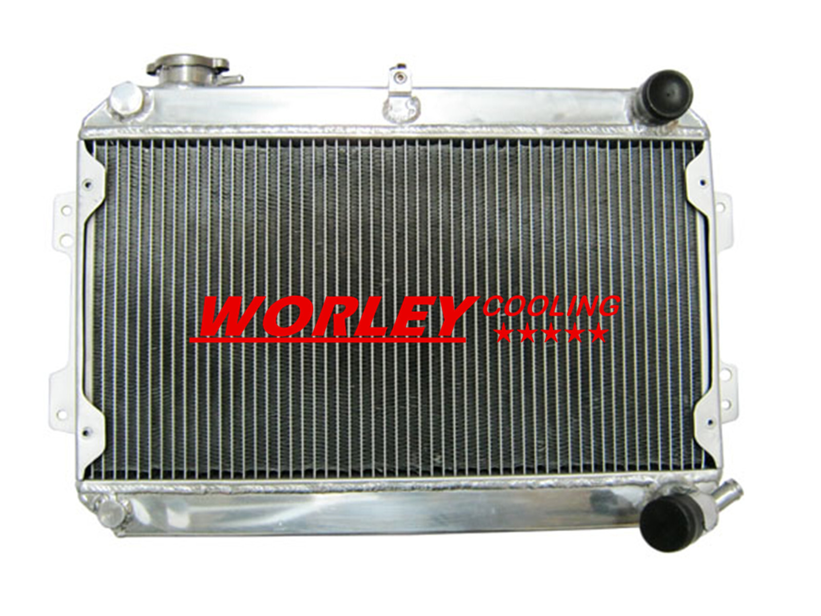 VIC-Aluminum radiator and fan for Mazda RX7 Series 1 2 3 S1 S2 S3 SA/FB ...