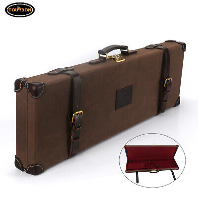 Tourbon Vintage Gun Hard Case Shotgun Takedown Box Copper Lock-Red ...