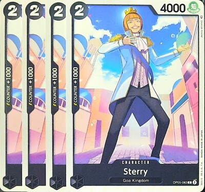 One Piece TCG - 4er Playset - OP05-083 Sterry C/EN/NM | eBay.de