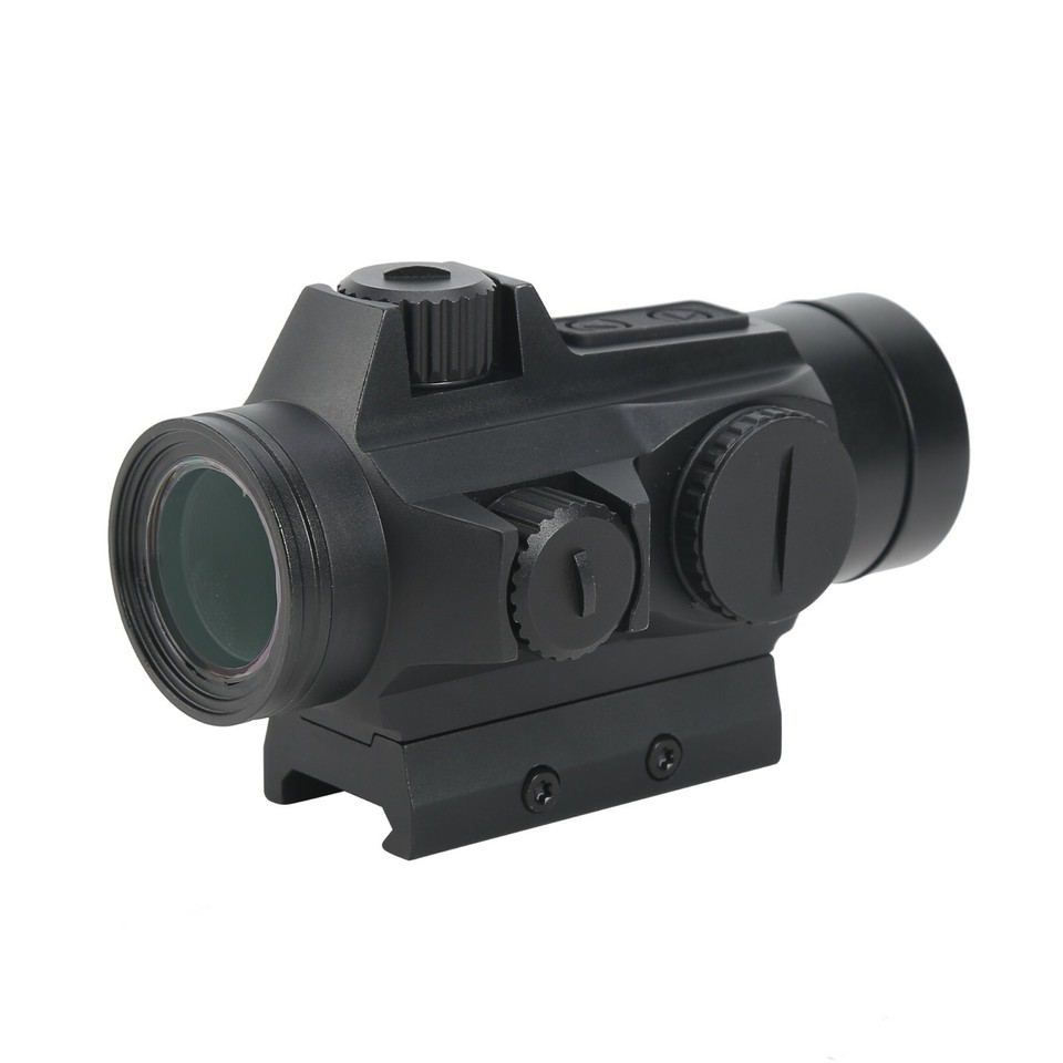 CCOP USA 1x27 Red Dot Sight 5 MOA Mid Profile Picatinny Mount System RD ...