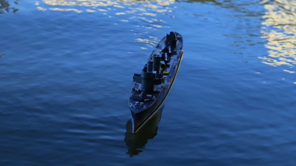 1/72 SMS G101 G-101 Large torpedo boats destroyer 3D Printed RC kits ...