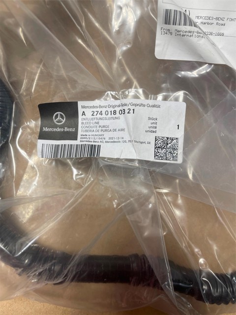 2740180321 - VENT LINE - Mercedes-Benz for sale online | eBay