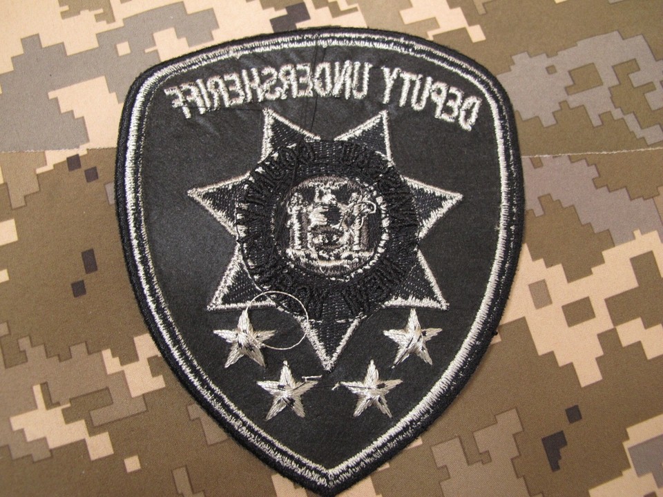 DEPUTY UNDERSHERIFF NASSAU COUNTY SHERIFF NEW YORK POLICE PATCH RARE | eBay