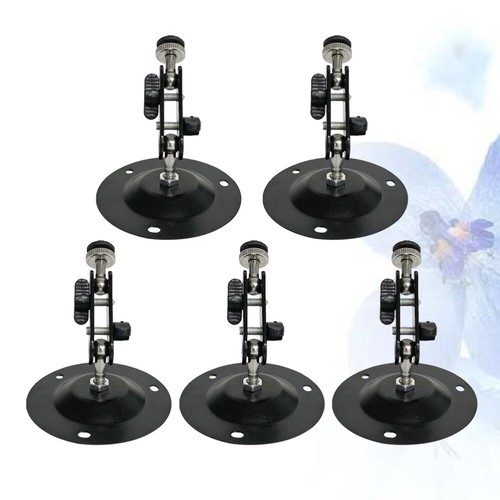 5PCS 360 Degree Monitor Brackets Security Camera Stand Rotatable Camera ...