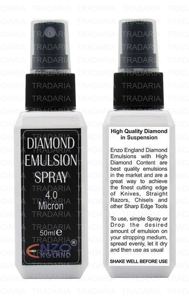 ENZO POLY DIAMOND EMULSION SPRAY LEATHER STROP STROPPING SHARPENING ...