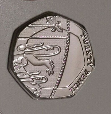 2020 Royal Shield UK 20p Twenty Pence Brilliant Uncirculated | eBay