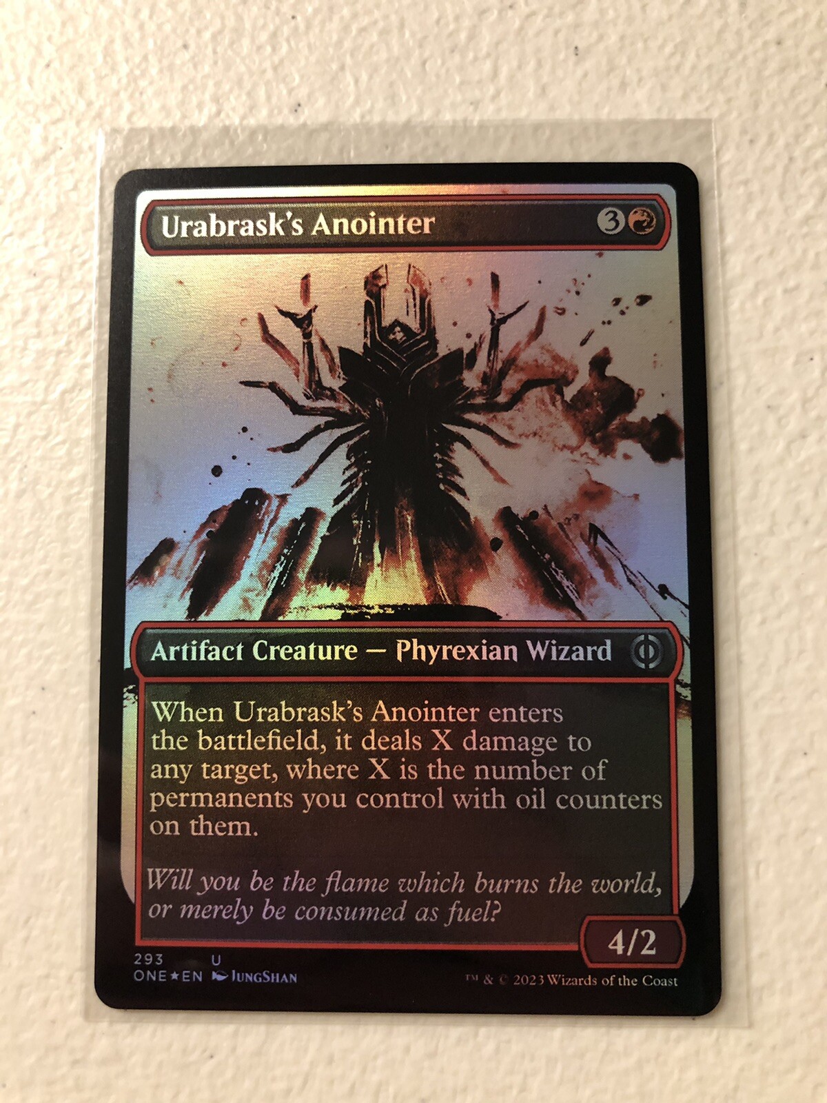 Urabrask’s Anointer Foil Phyrexia All Will Be One MTG Magic Gathering ...