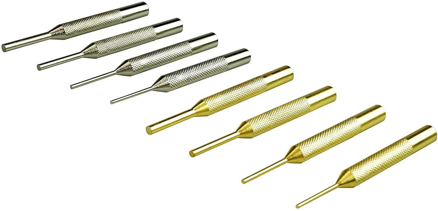 8 Pc Armorer Gunsmith Brass And Chrome Tube Punch Drift Pin Set | eBay