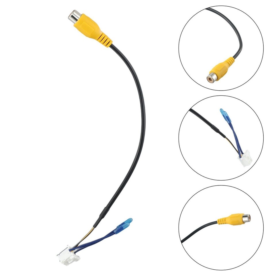 10Pin Rear View Backup Camera Cable Adapter RCA For Android Stereo ...