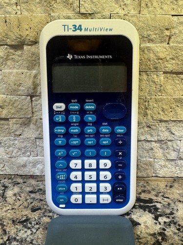 Texas Instruments TI-34 MultiView Scientific Calculator - Blue/White | eBay
