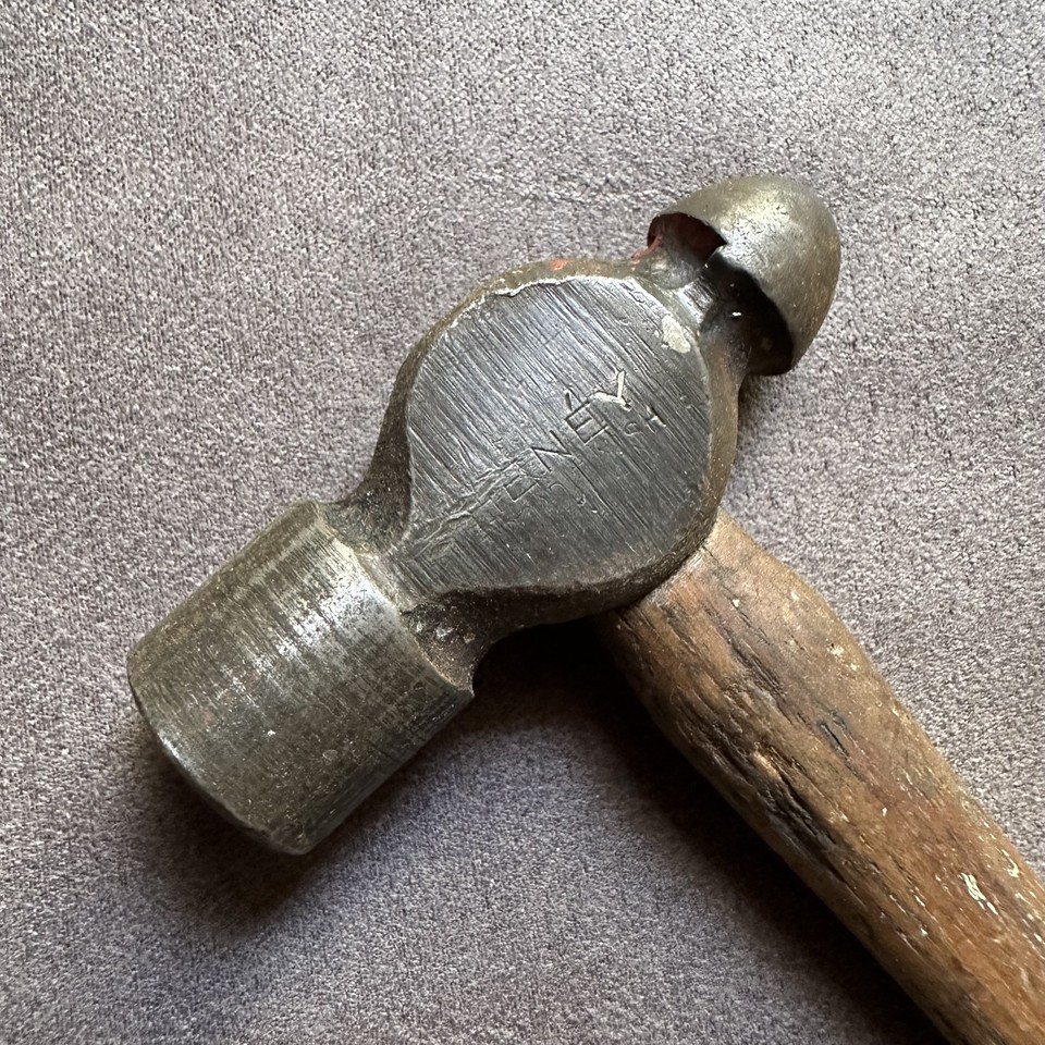 SMALL VINTAGE CHENEY JEWELLERS 4oz BALL PEEN PEIN HAMMER HAND TOOL | eBay